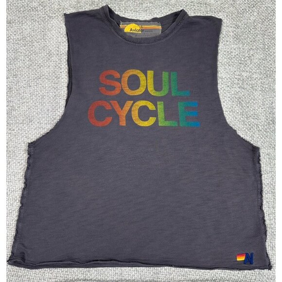 Aviator Nation | Tops | Aviator Nation Tank Top Womens Large Gray Soul ...